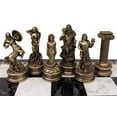Unique Greek Mythology Olympus Gods Chess Set with Wood Board and ...