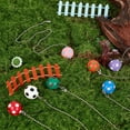 1 Set 7Pcs Football Resin Charms Ceiling Fan Pull Chain Extenders with ...