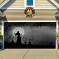 Christmas Flags for Outdoors Garage : Themed Banner With Haunting ...