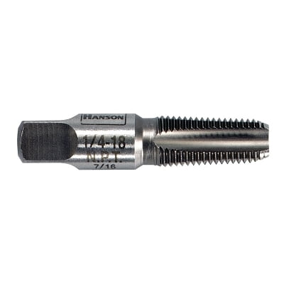 Taper Pipe Tap (HCS), 3/8 in-18 NPT, Taper Tap, 4 Flutes | Bundle of 2 ...