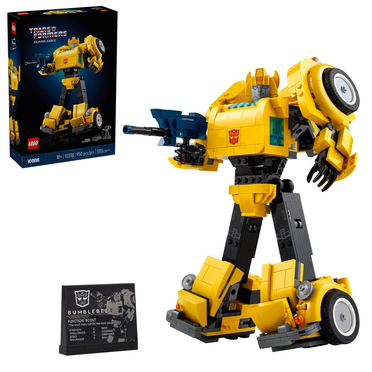 Click here for Lego Icons Transformers Bumblebee Set 10338 prices