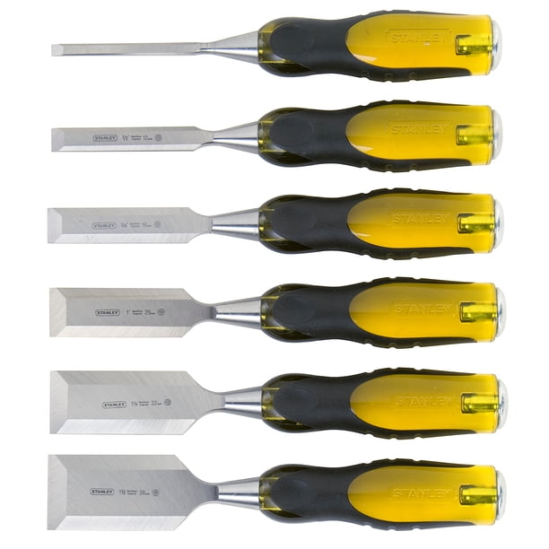 STANLEY FatMax 16-971 6-Piece Short Blade Chisel Set - Walmart.com