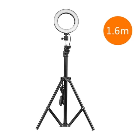 Dodocool LED Selfie Round Light, 3Color Dimmable Floor lamps, Phone ...