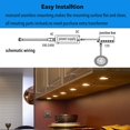 Under Cabinet Lighting Dimmable LED Puck Lights, Recessed Mount, 12V ...