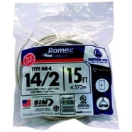 Romex Nm-B Non-Metallic Sheathed Cable With Ground, 12/2, 1000 Ft. Per ...