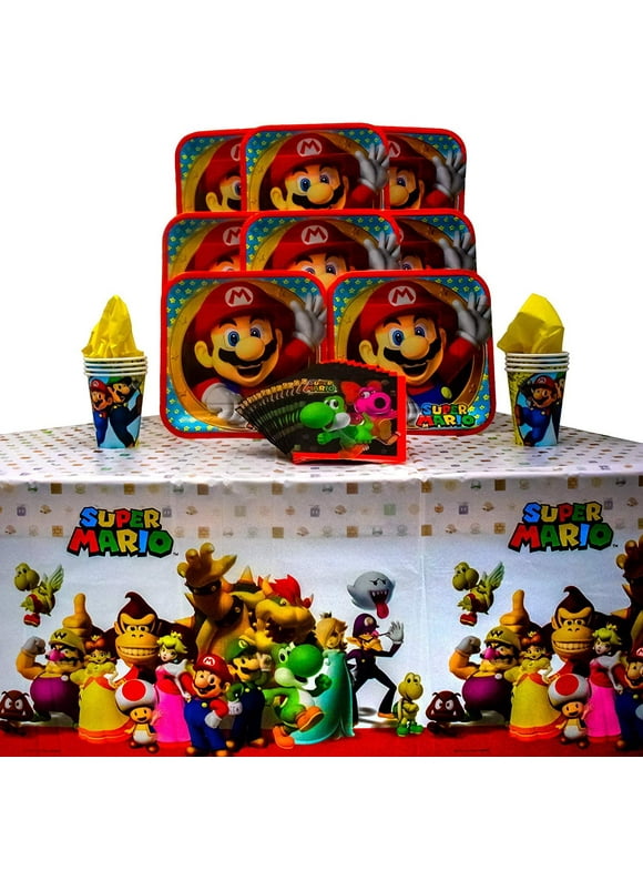 Super Mario Bros Party Supplies in Party & Occasions - Walmart.com