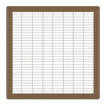 Imperial RG0796 Heavy Duty Brown Floor Grille - 16inch x 16inch Duct ...