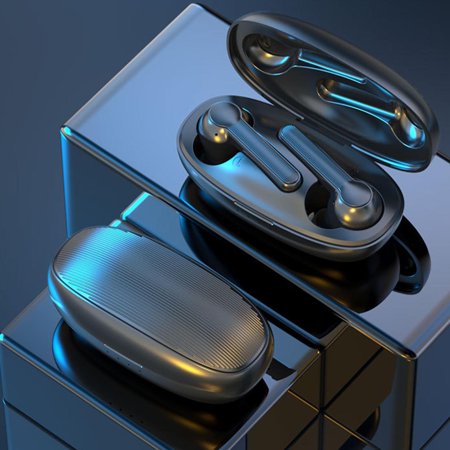 Wireless Earbuds Bluetooth Headphone Finger Control Stereo Sound ...