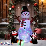 PMU Christmas - Holiday Snowman Inflatable Decorations 6ft for Indoor ...