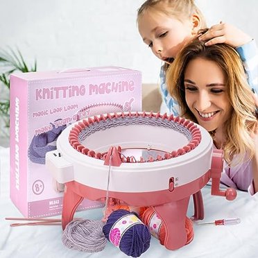 Loops & Threads™ Round Circular Knit Quick™ Knitting Machine Loom Kit ...