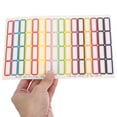 TABLZONE Assorted Color Name Stickers Waterproof Adhesive for Pencils ...