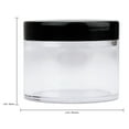 Beauticom 60 Grams/60 ML (2 Oz) Round Clear Leak Proof Plastic ...