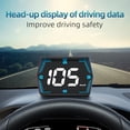 Universal GPS Speedometer MPH Heads-Up Display for Car, USB Plug & Play ...