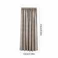 Brown Plaid Window Curtains – Semi Blackout Drapes for Living Room ...