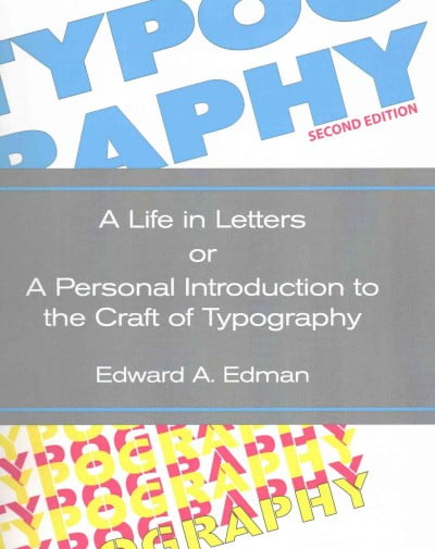 Pre-Owned Typography: A Life In Letters Or A Personal Introduction To ...