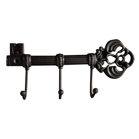 Decorative Wall Mounted Skeleton Key Holder Vintage Cast Iron Key ...