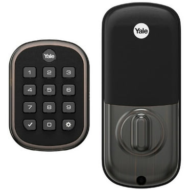 Yale YRD216-ZW2-0BP Keypad Deadbolt Z-Wave Lock-Oil Rubbed Bronze ...