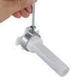 6Pcs 12mm Plastic Hose Joints L Shape 90 Degree Elbow Bend Water Pipe ...