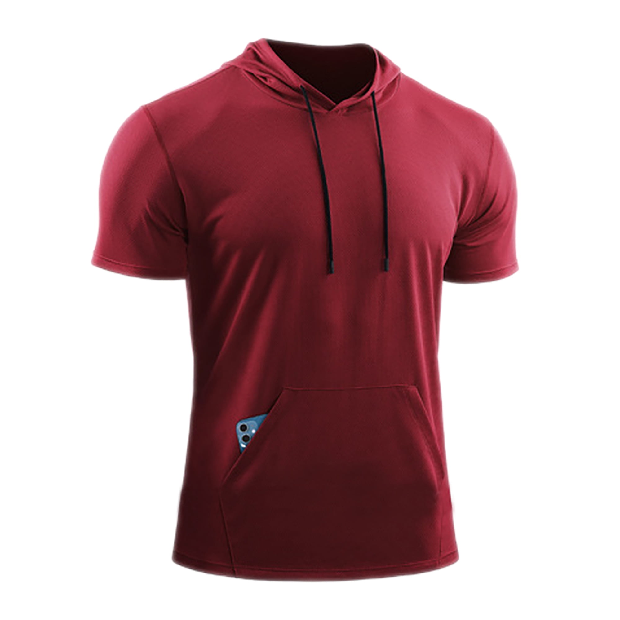 Click here for Mawclos Mens Summer Hooded T-Shirt Running Basketb... prices
