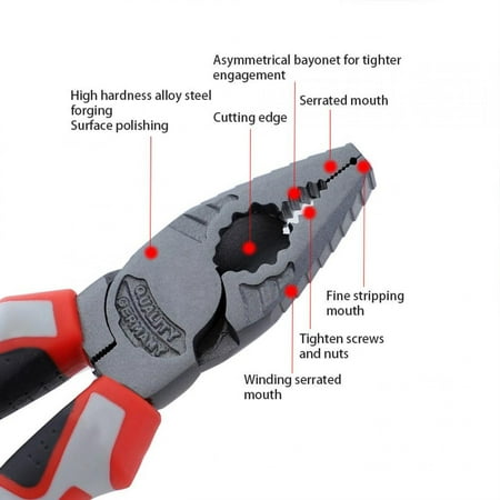 Hilitand Wire-Cutter,Cutting ,Multi‑Functional German Electrician Wire ...
