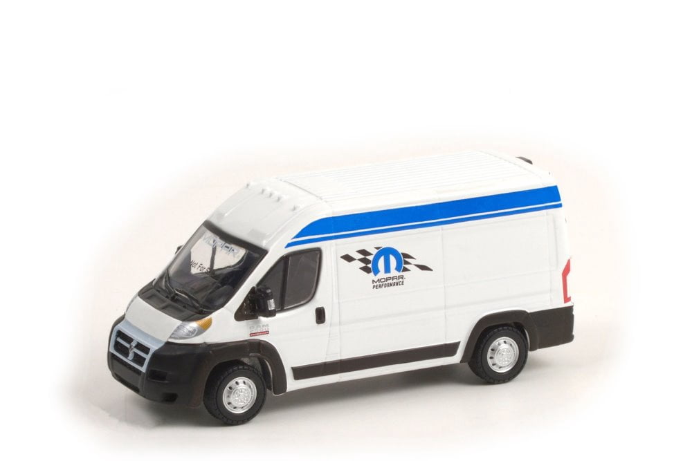 2014 Dodge Ram ProMaster, White with Blue Stripes - Greenlight 53040A 1 ...