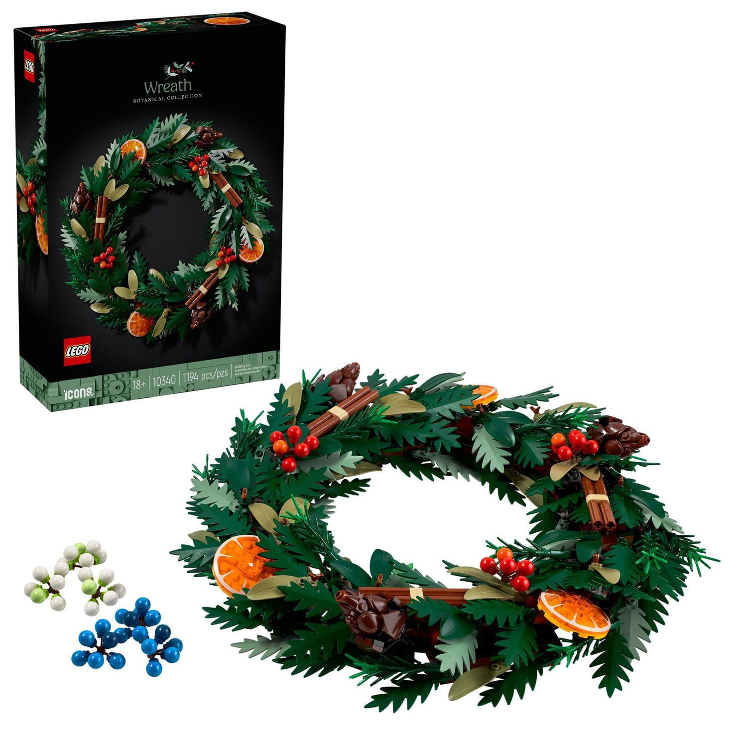 Click here for Lego Icons Wreath-Making Kit  Holiday Garland  Cen... prices