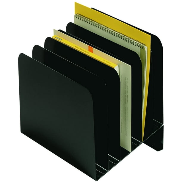 Steelmaster 264S6BLA 264S6BLA 6-Pocket Slanted Steel Vertical Organizer ...