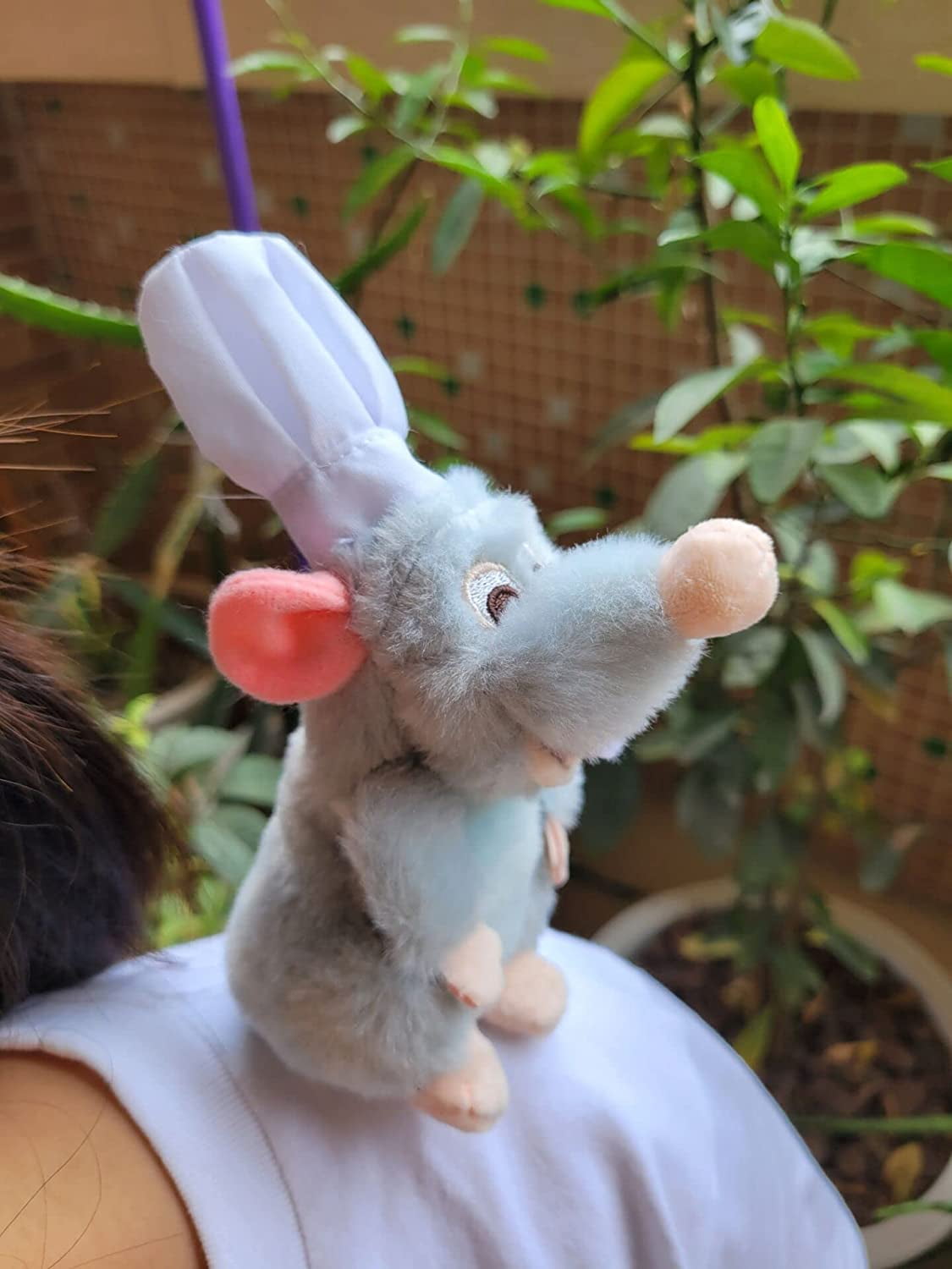 Buy Disney Ratatouille Chef Remy Magnetic Shoulder Plush Toy Online at ...