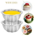 6 Pcs Cake Mold Mini Chocolate Cup Pudding Molds for Steaming Bread Pan ...