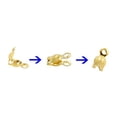 Clam Shell Bead Tip - Clamshell Calotte Knot Cover - Crimp Cover ...