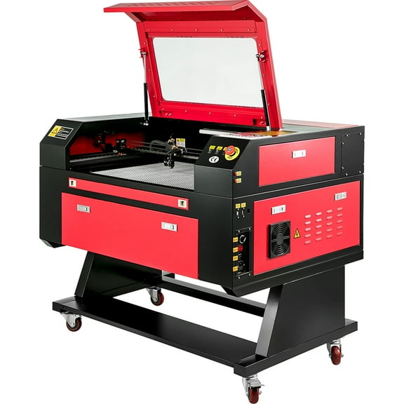 Gweike Cloud Pro II Laser Engraver with Rotary, 50W Output Power Laser ...
