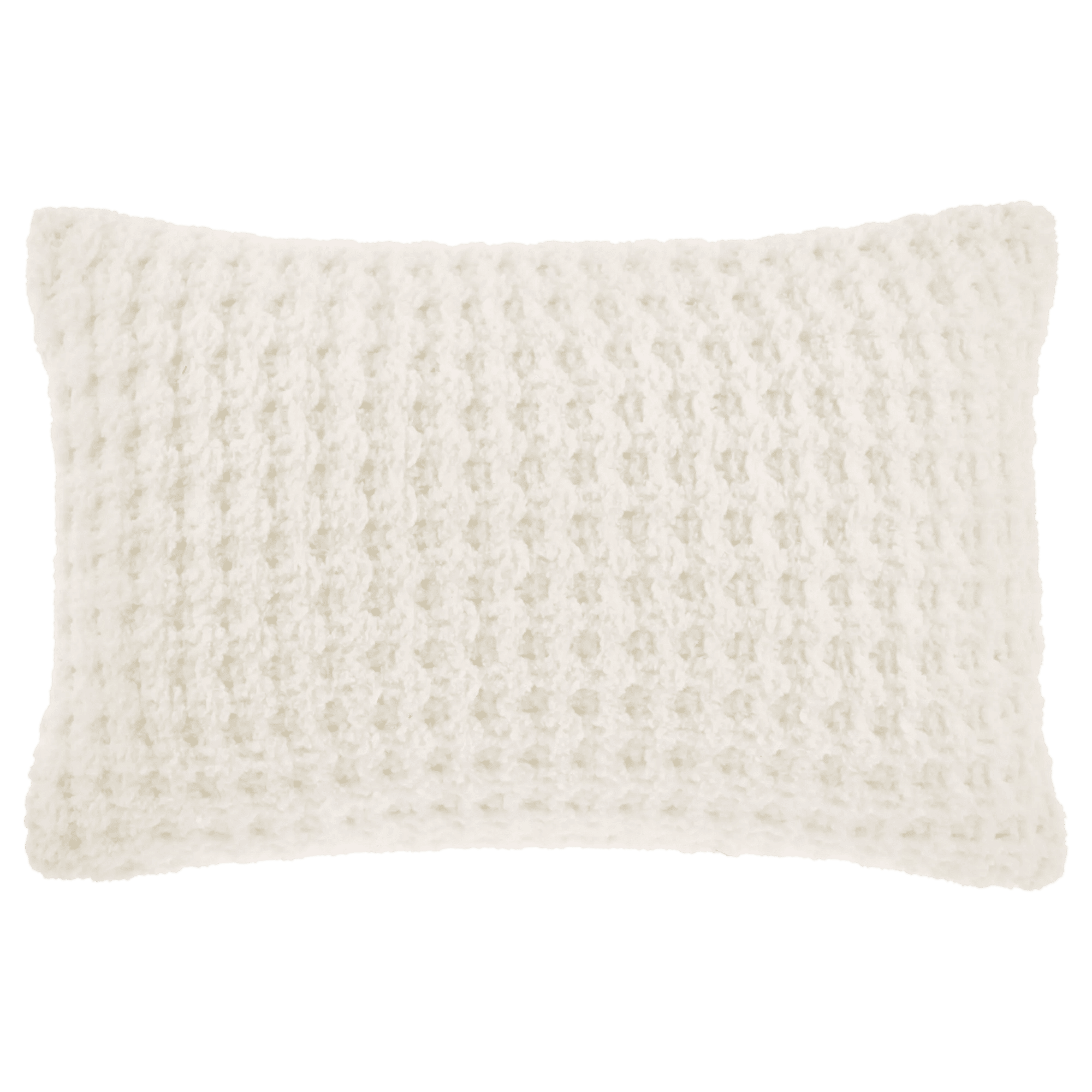 Click here for Bouclair White Cory Chenille Decorative Lumbar Pil... prices