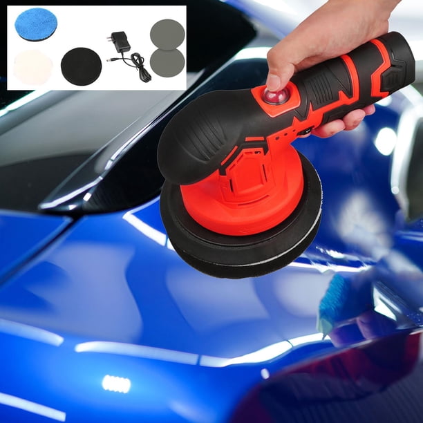 Pulidora de cera para automóviles, pulidora eléctrica cómoda de cuerdas ...