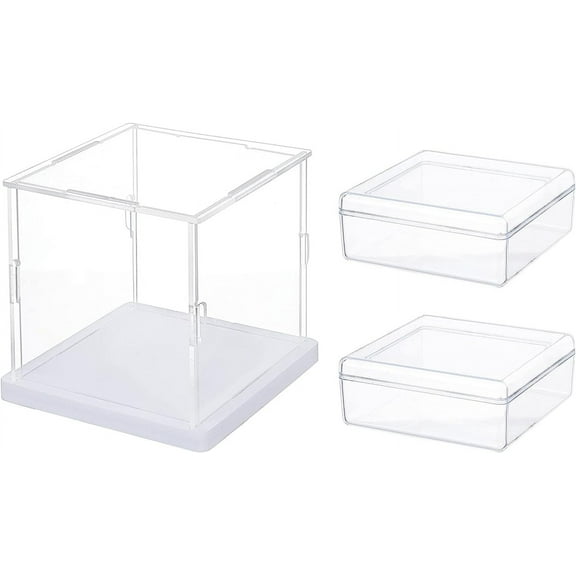 Large Acrylic Plastic Dome Display Case with Clear Base, 7-1/2-inch ...