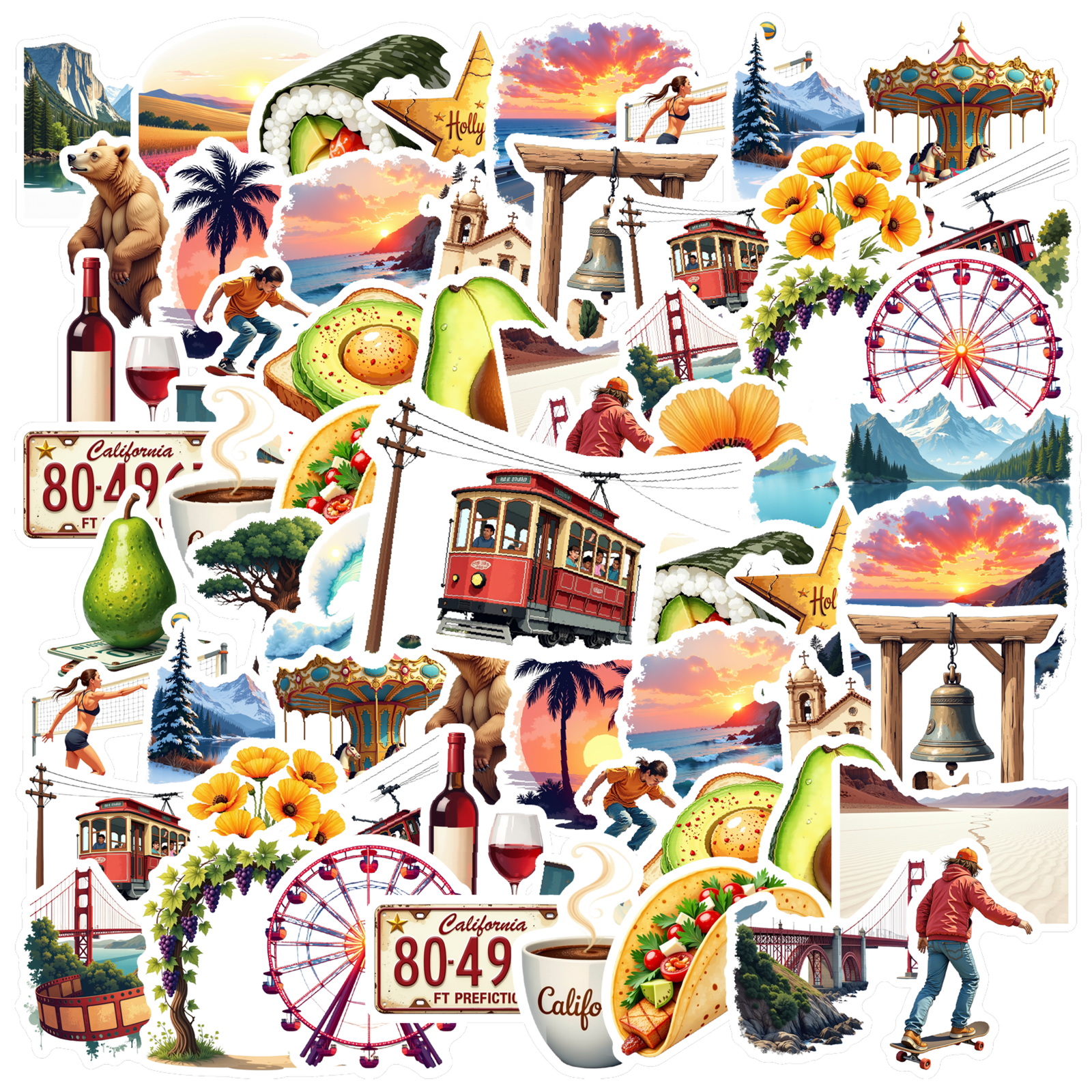 Click here for Yezdix Vintage Stickers Travel Stickers Nature Sti... prices