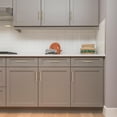 Brushed stainless steel cabinet pull, 6-inch drawer handle, suitable ...