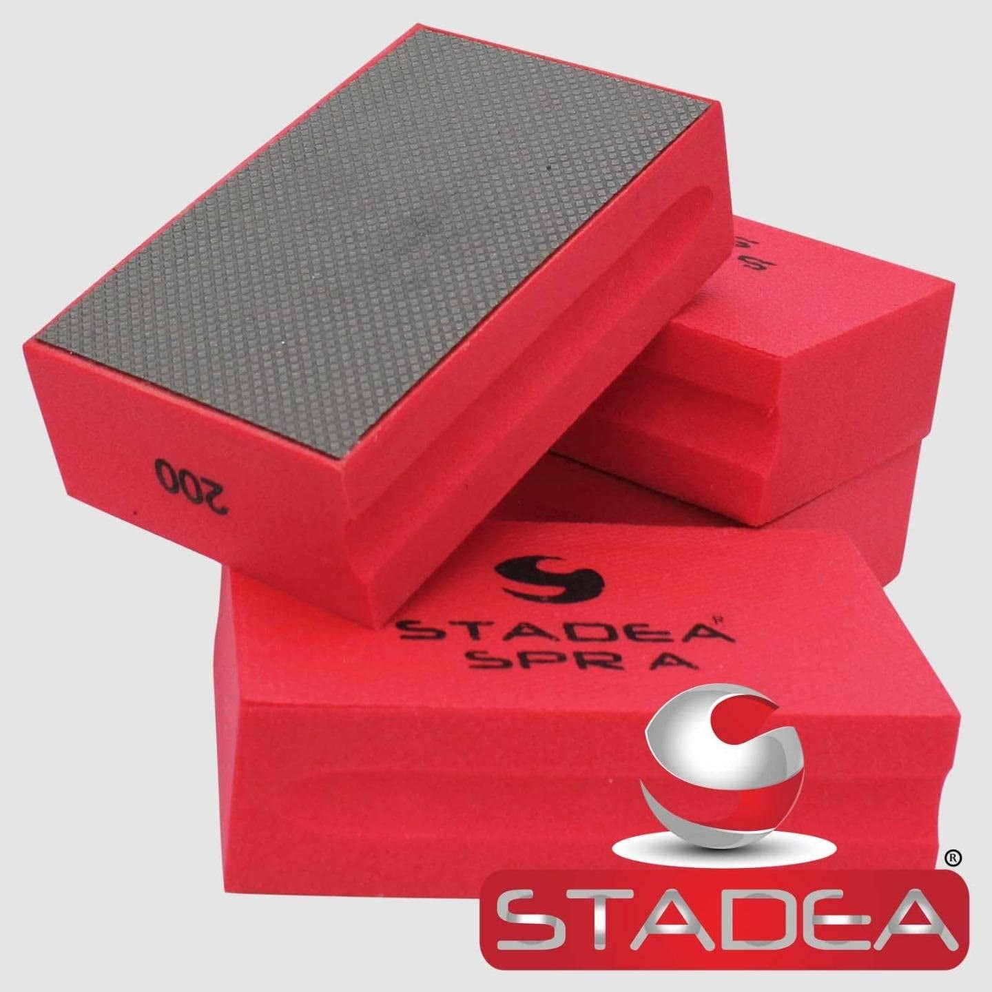 Stadea Diamond Hand Polishing Blocks Pad for Concrete Granite Glass ...