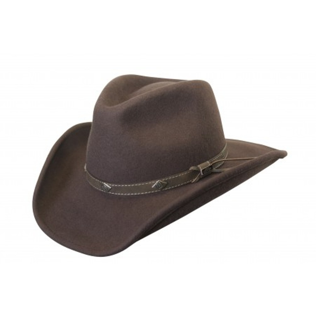 Conner Hats Men's Corral Shapeable Western Hat Brown S - Walmart.com