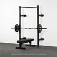 Titan Fitness Folding Power Rack, Wall Mounted, Adjustable, 91in Height ...