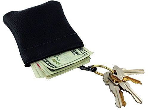 Leather Squeeze Coin Purse, Coin Pouch change Holder For Men, Pouch ...