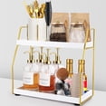 FJSHN-Coffee Bar Accessories,Coffee Station Organizer with Multi ...