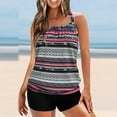 Two Piece Tankini Bathing Suits For Women Tummy Control Swimsuits With