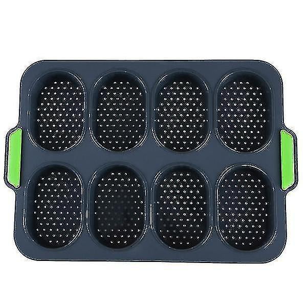 Bread Pans Molds 8-hole Non-stick Silicone Bread Baking Pan Diy Mini ...