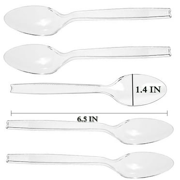Dixie Plastic Cutlery, Heavyweight Soup Spoons, White, 100/Box ...
