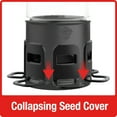 Squirrel Shield Metal Squirrel Proof Pro Tube Feeder 4QT, Black ...