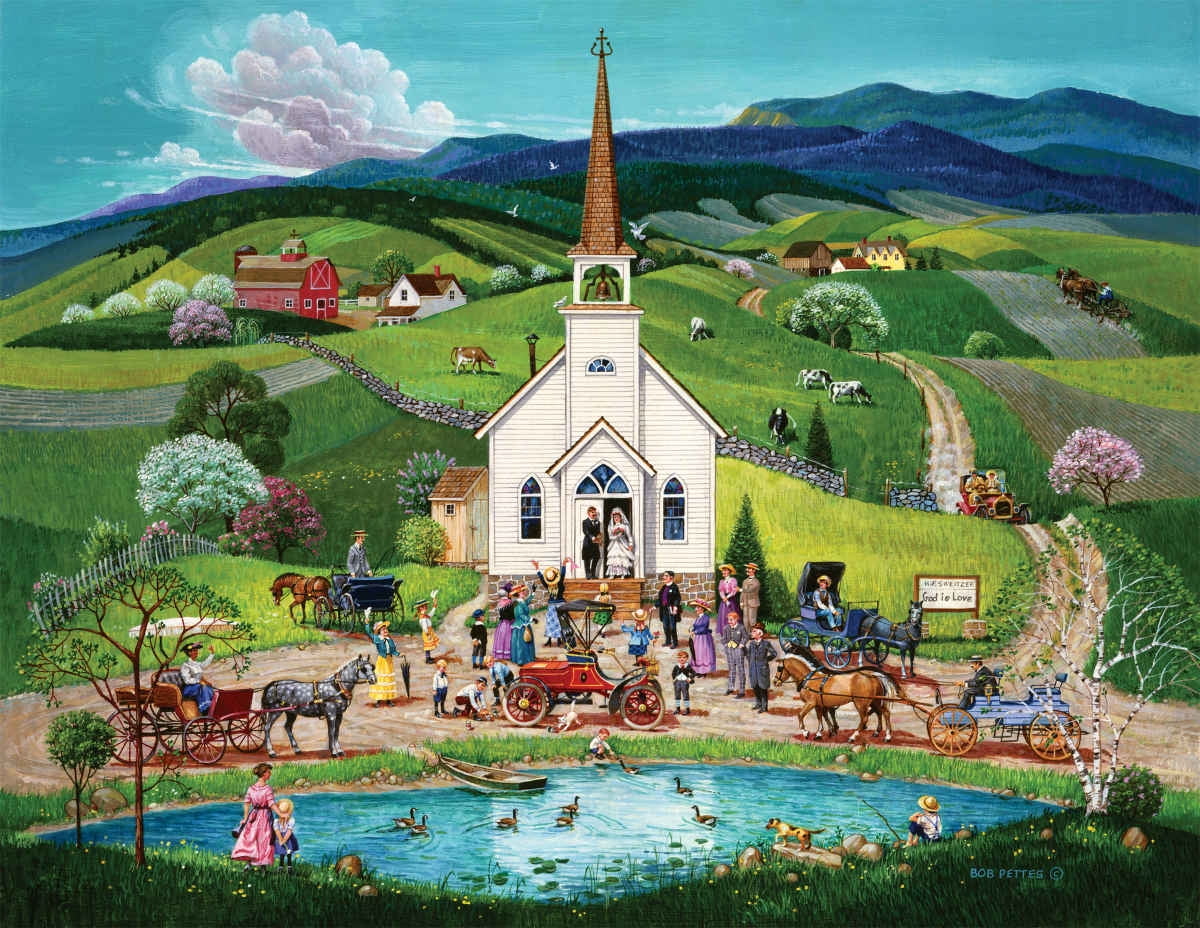 Spring Wedding 100 Piece Jigsaw Puzzle - Walmart.com