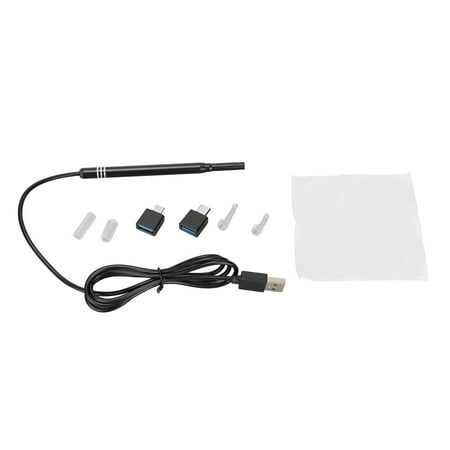 Earwax Removal Kit, Ear Wax Remover Tool 70 Degree Viewing 5.5mm Built ...