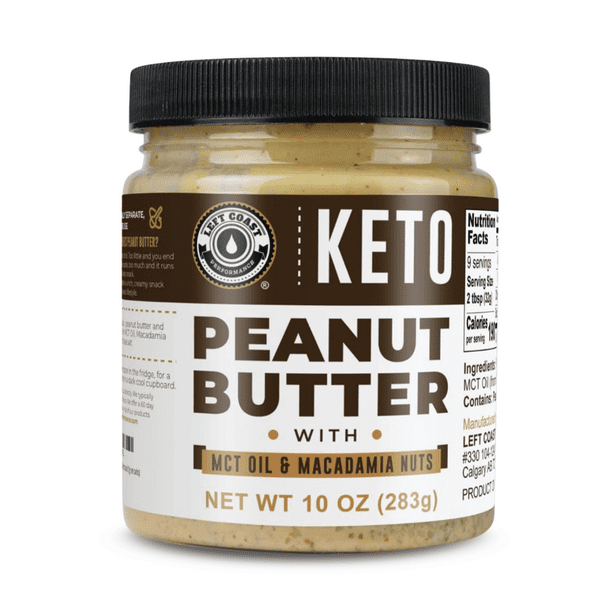 Left Coast Performance Perfect Low-Carb Keto Nut Butter with MCT Oil ...