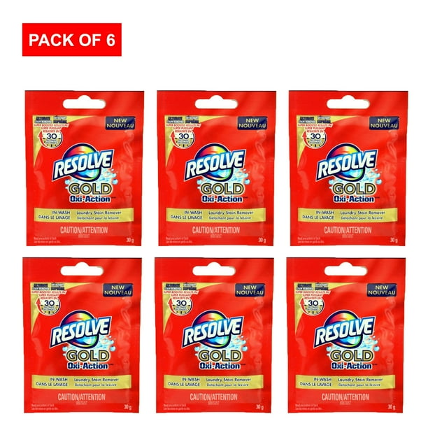 Resolve Gold Sachet 30g - Pack of 6 - Walmart.ca