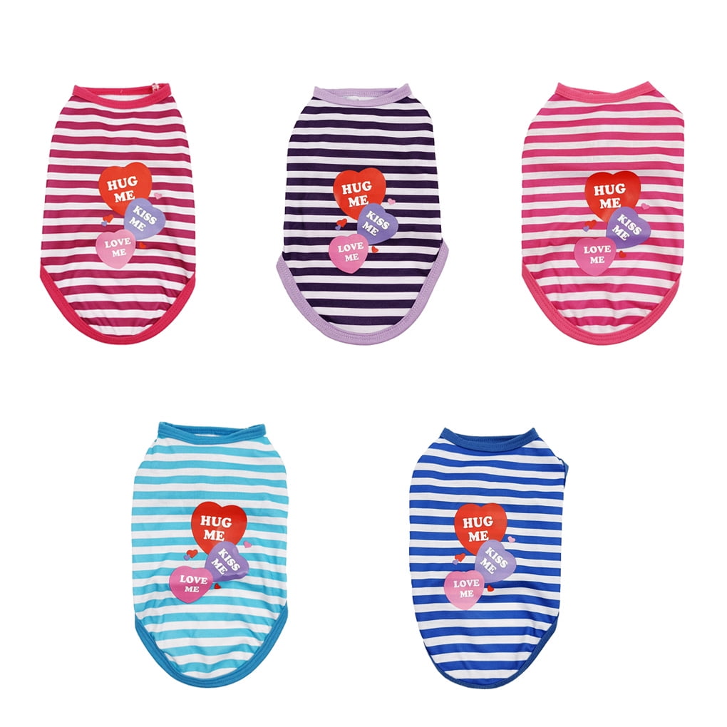 Click here for Jobover Striped Vests Cotton Pet T-Shirts Sweat Ab... prices